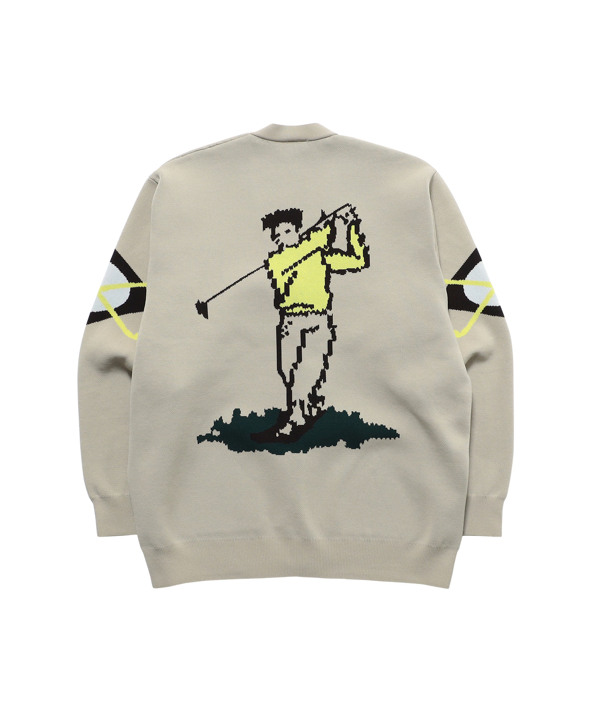 NVG Cowichan Knit Cardigan(BEIGE) – NEW VINTAGE GOLF