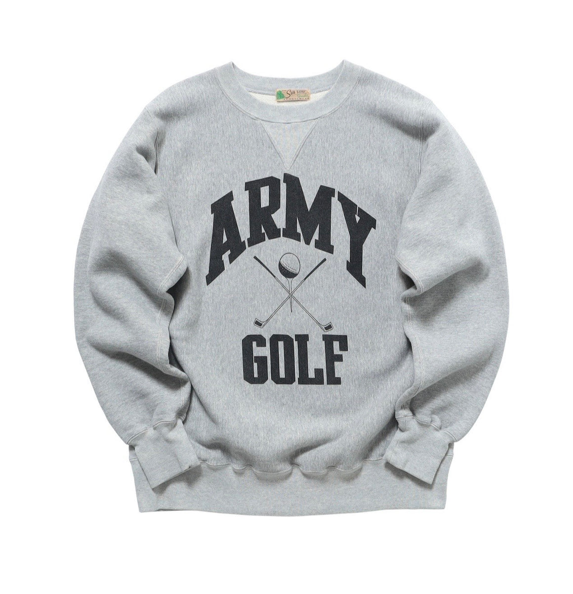SUN SURF × NVG ARMY GOLF Sweat Shirt(GREY) – NEW VINTAGE GOLF